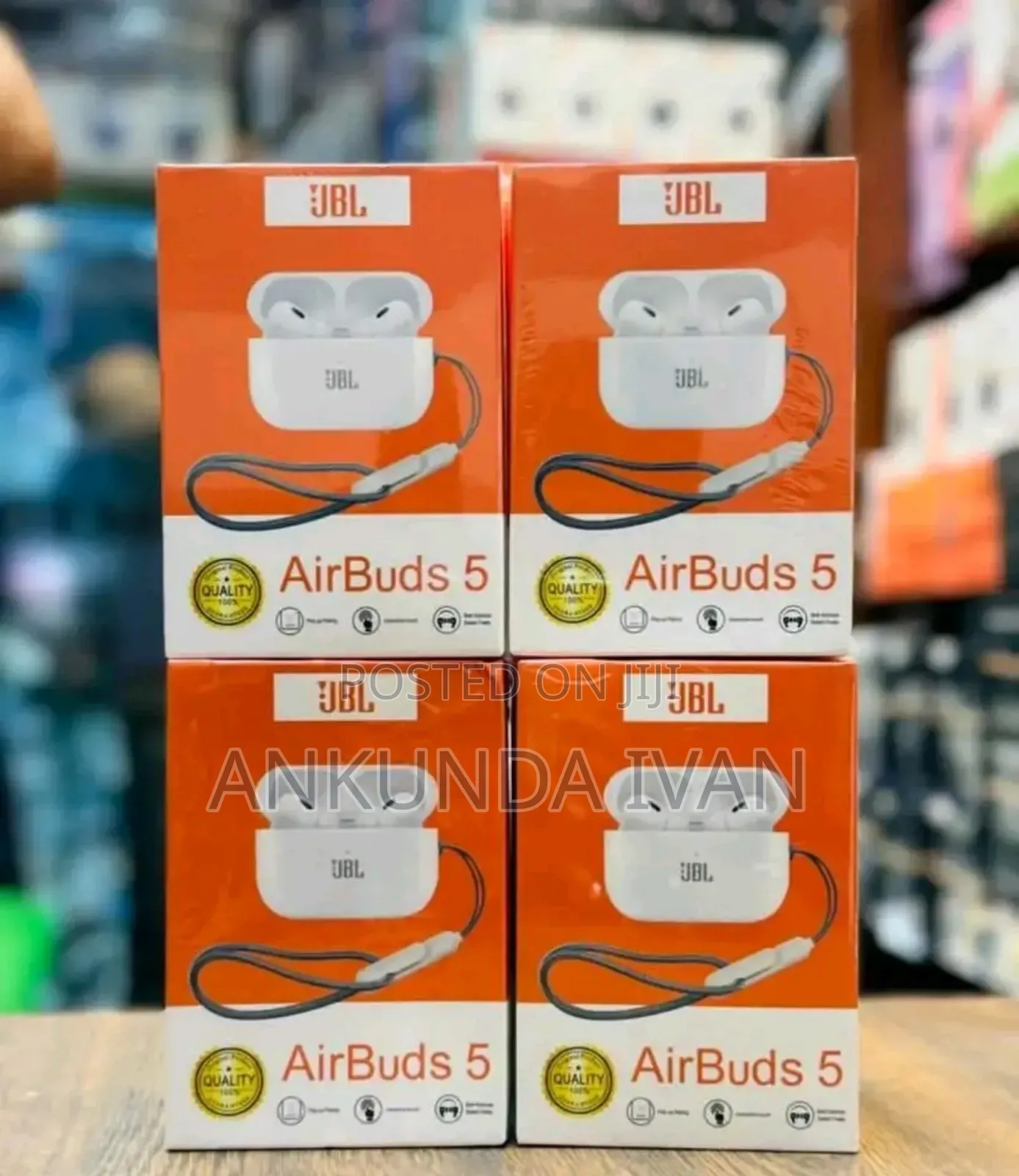 Jbl Earbuds With A Holder Ring in Central Division - Headphones ...