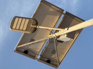 Solar Street/Compound Lights Complete With the Light, Panels and Pole ...