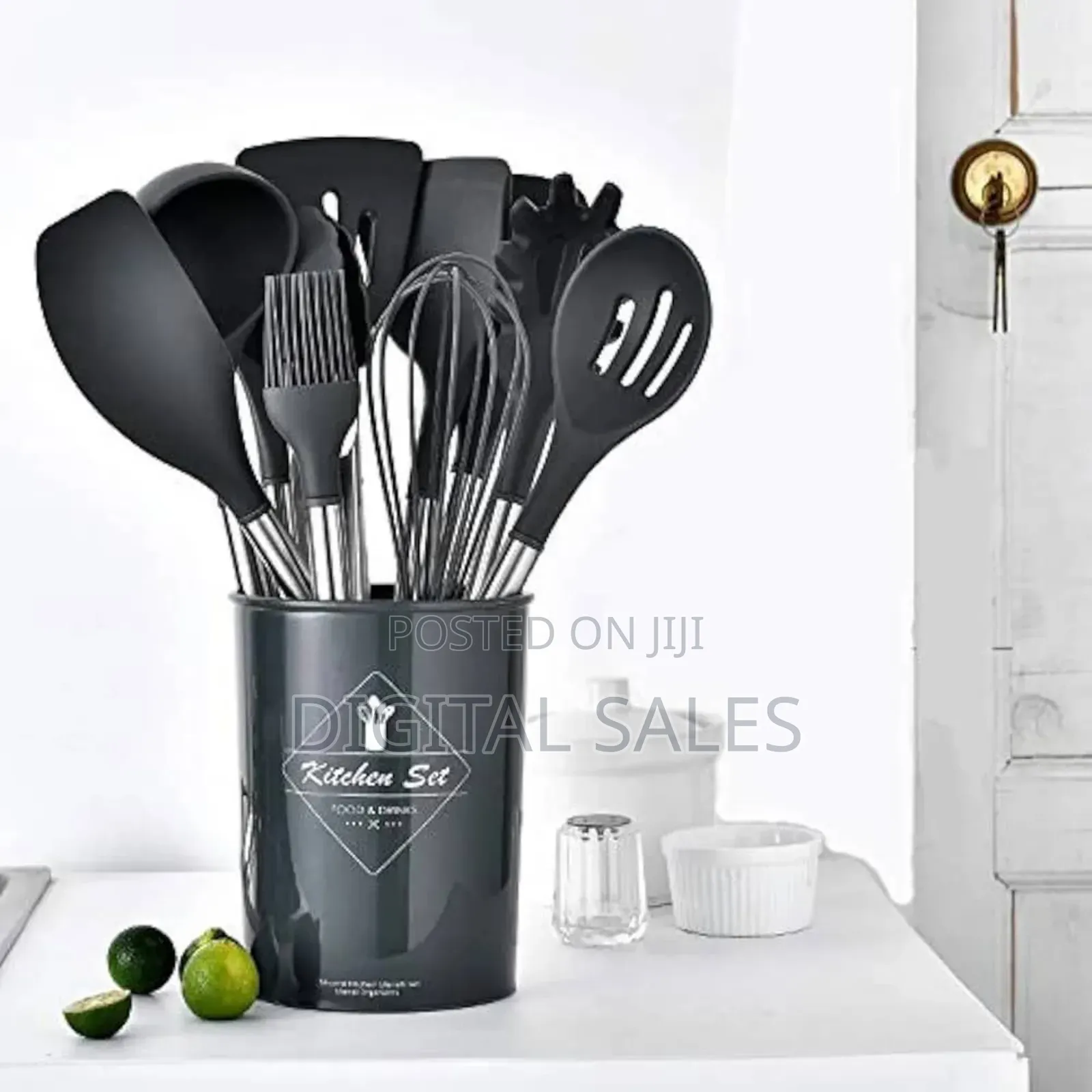 Luxurious Kitchen Utensil Set Silicone Cooking Utensils Kit in Central ...