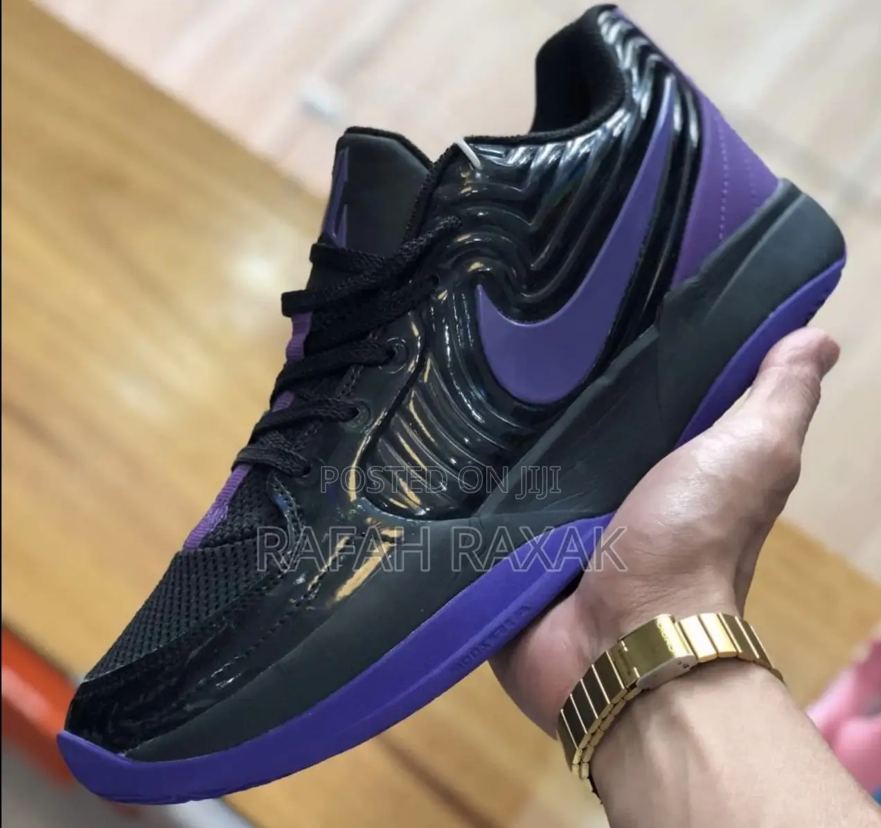 Nike Ja Morant 2 Black/Purple Basketball Sneakers in Central Division - Shoes, Rafah Raxak | Jiji.ug