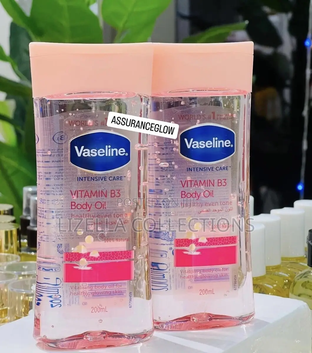 Vaseline Vitamin B3 Body Oil Healthy Even Tone Brightening 200ml in ...