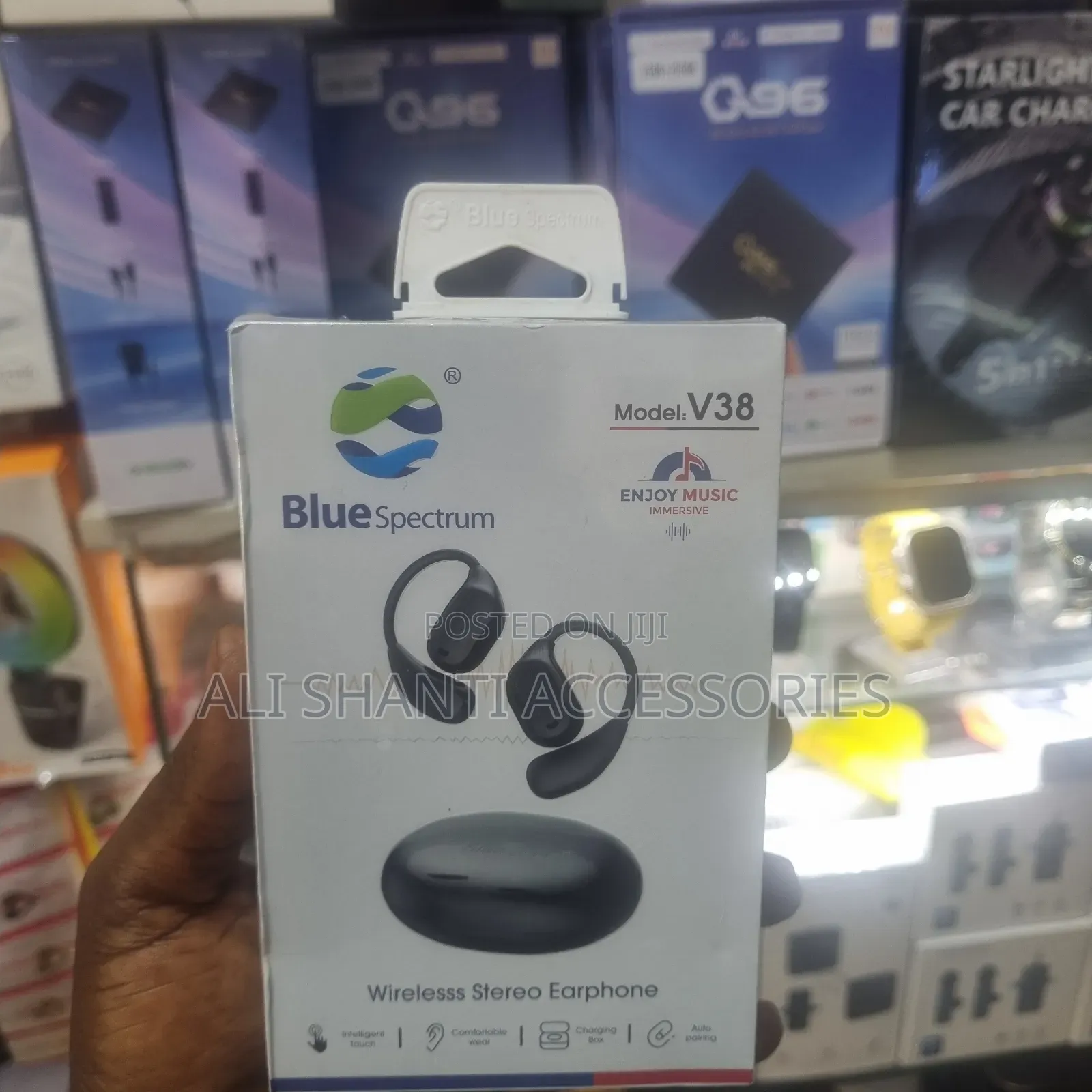 Blue Spectrum Clip on Wireless Earphones in Central Division ...