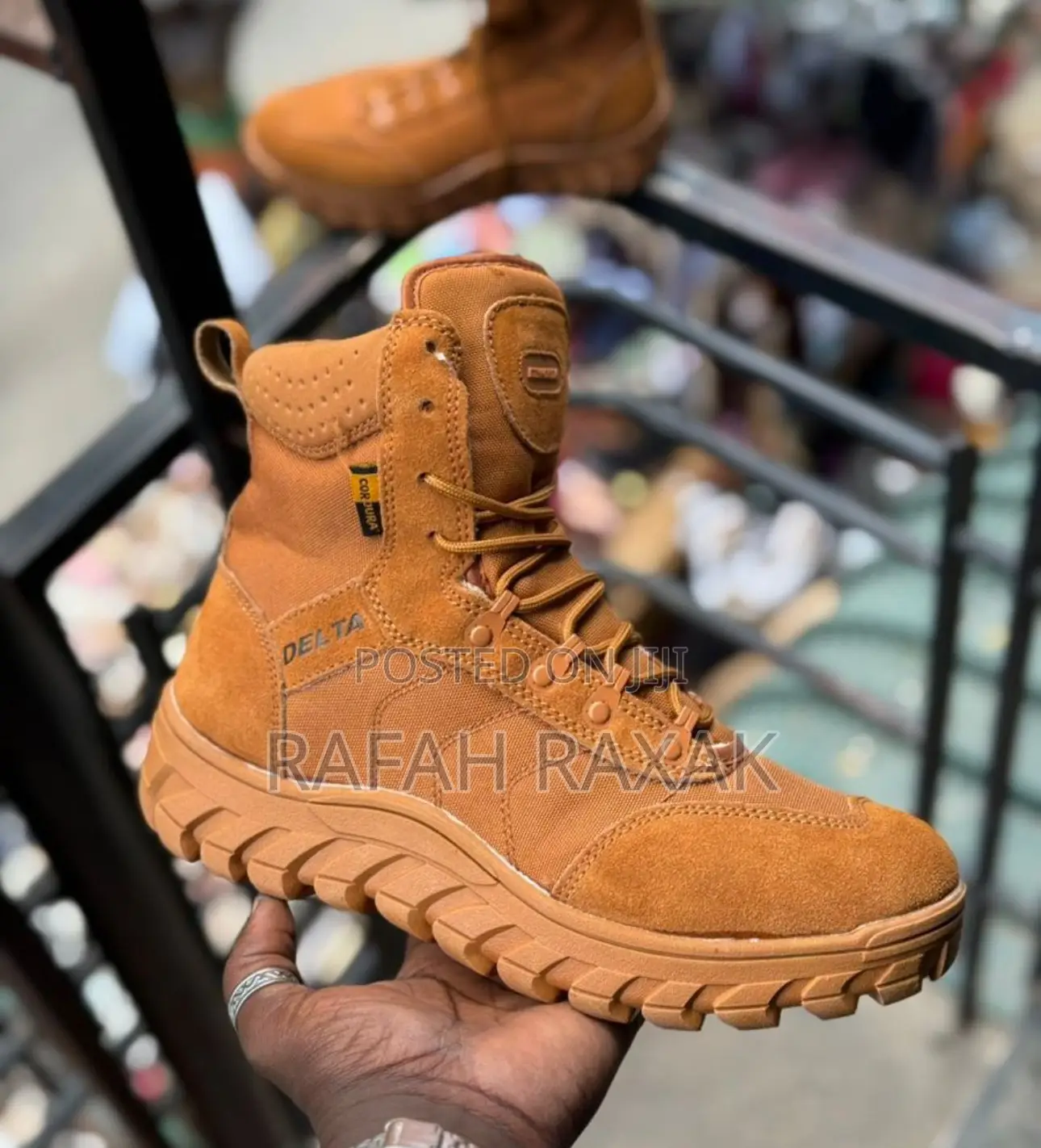 Original Brown Delta Outdoor Tactical Hiking Desert Boots in Central ...