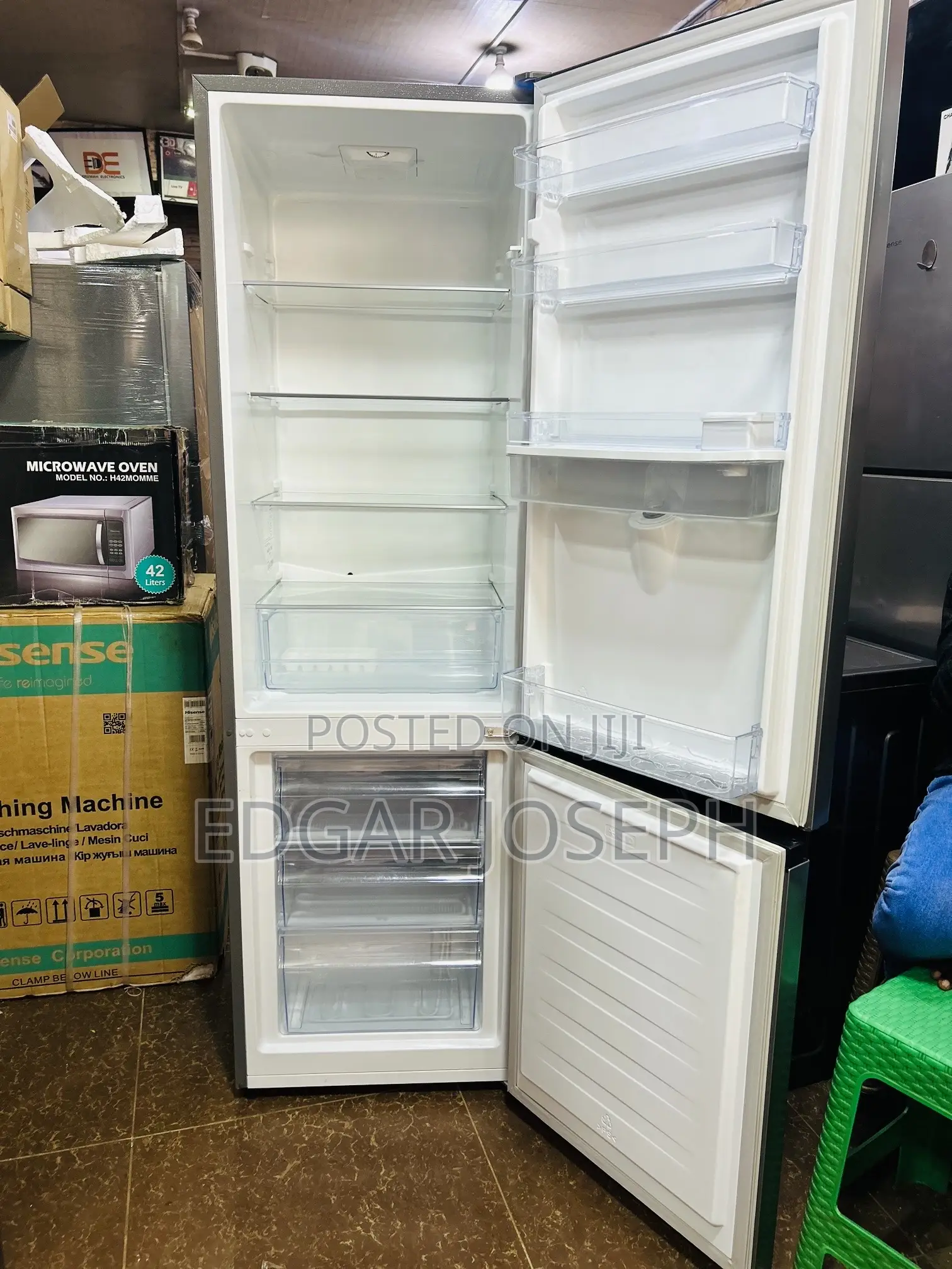 Hisense 341l Refrigerator Bottom Freezer in Central Division - Kitchen Appliances, Edgar Joseph ...