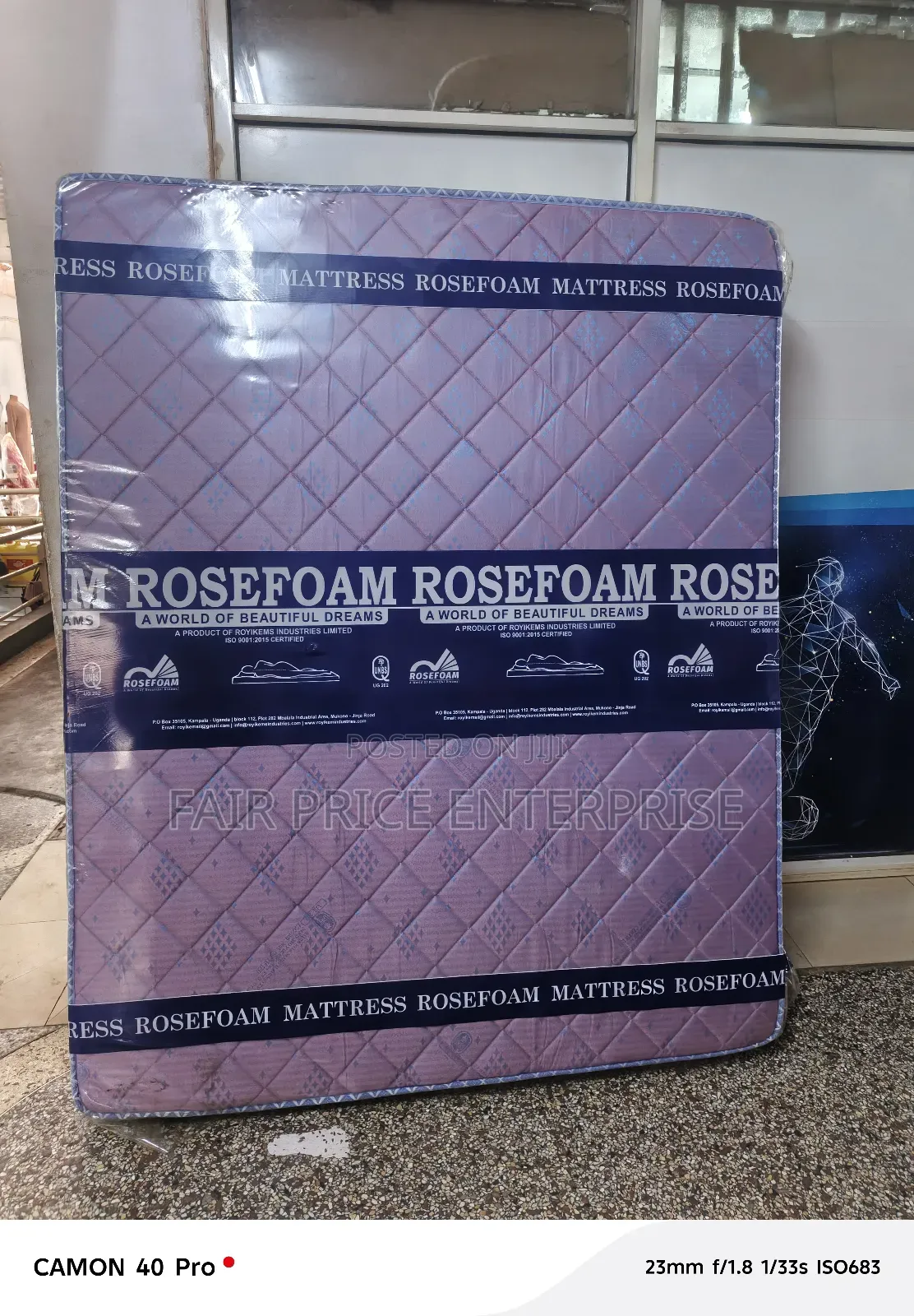5x6 By6 Inches Rose Foam Mattress Premium High Density in Central ...