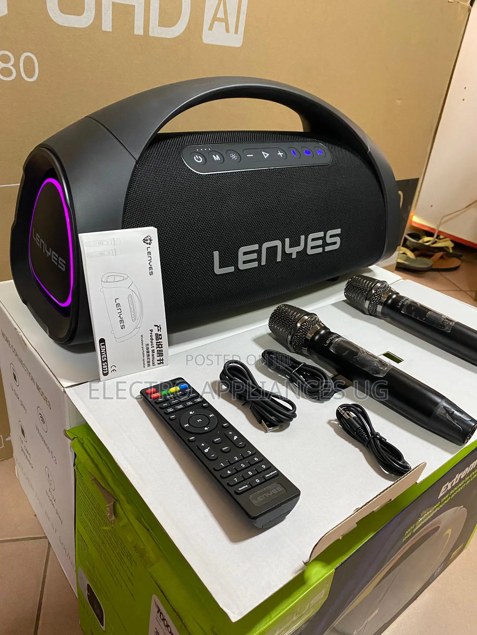 Lenyes S873 Party Bluetooth Speaker. for sale - Electro Appliances Ug ...