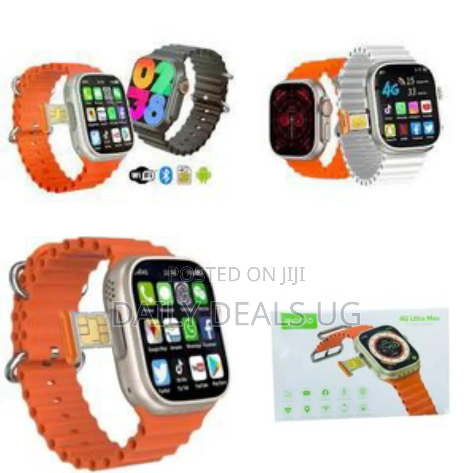 Modio 4g Ultra Max Sim Powered Smart Watch in Central Division - Smart ...