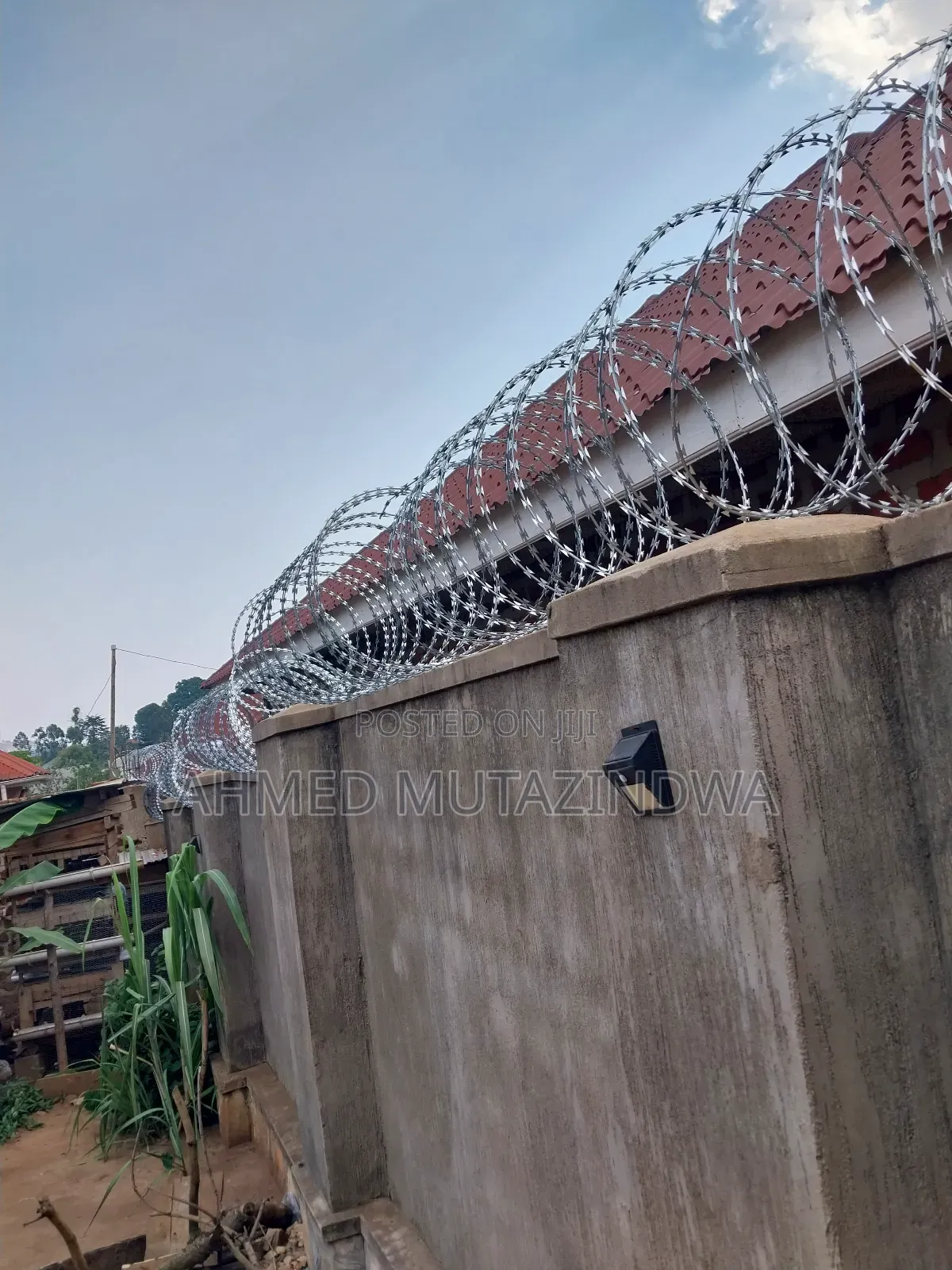 Razor Wire Fencing , Sekanyolya Fencing Building Materials in Central ...