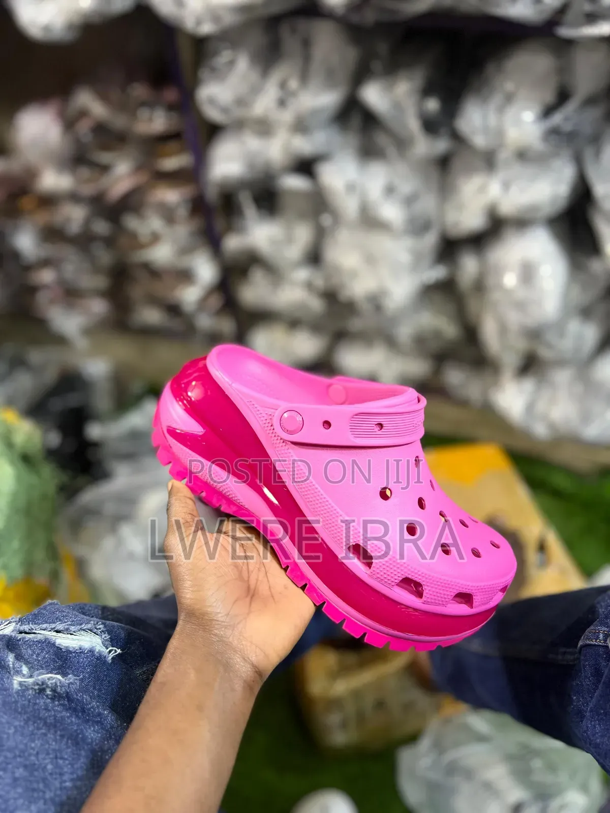 Black Big Sole Crocs in Central Division - Shoes, Lwere Ibra | Jiji.ug