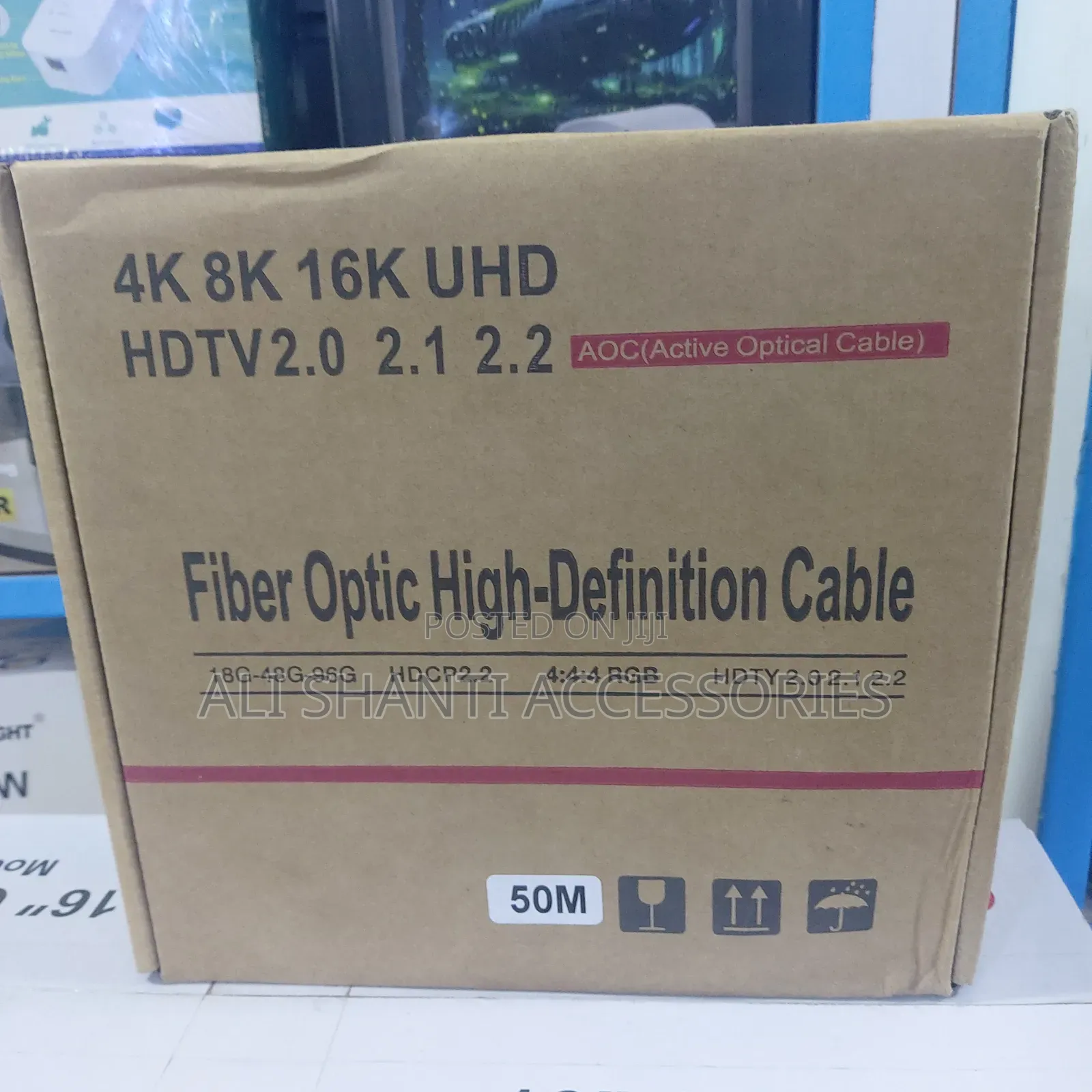 50m Fibre Optic High Definition Cable Hdmi to Hdmi in Central Division ...