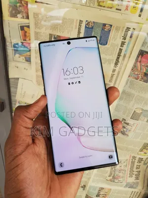 New Samsung Galaxy Note 10 Plus 5G 256 GB Black in Central Division - Mobile Phones, Kim Gadgets ...