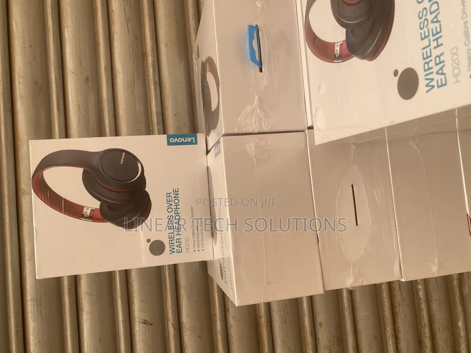 Lenovo H200 Wireless Bluetooth Headphones Over Ear Foldable Earbuds in ...