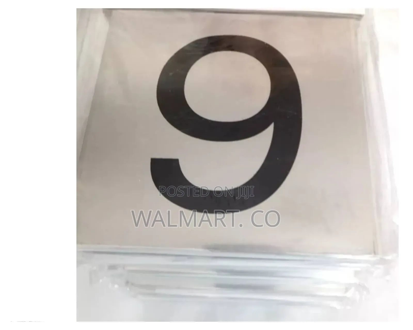 10 PCS Self Adhesive Metal Effect Door/House Numbers/Sign/Stickers 0-9 ...
