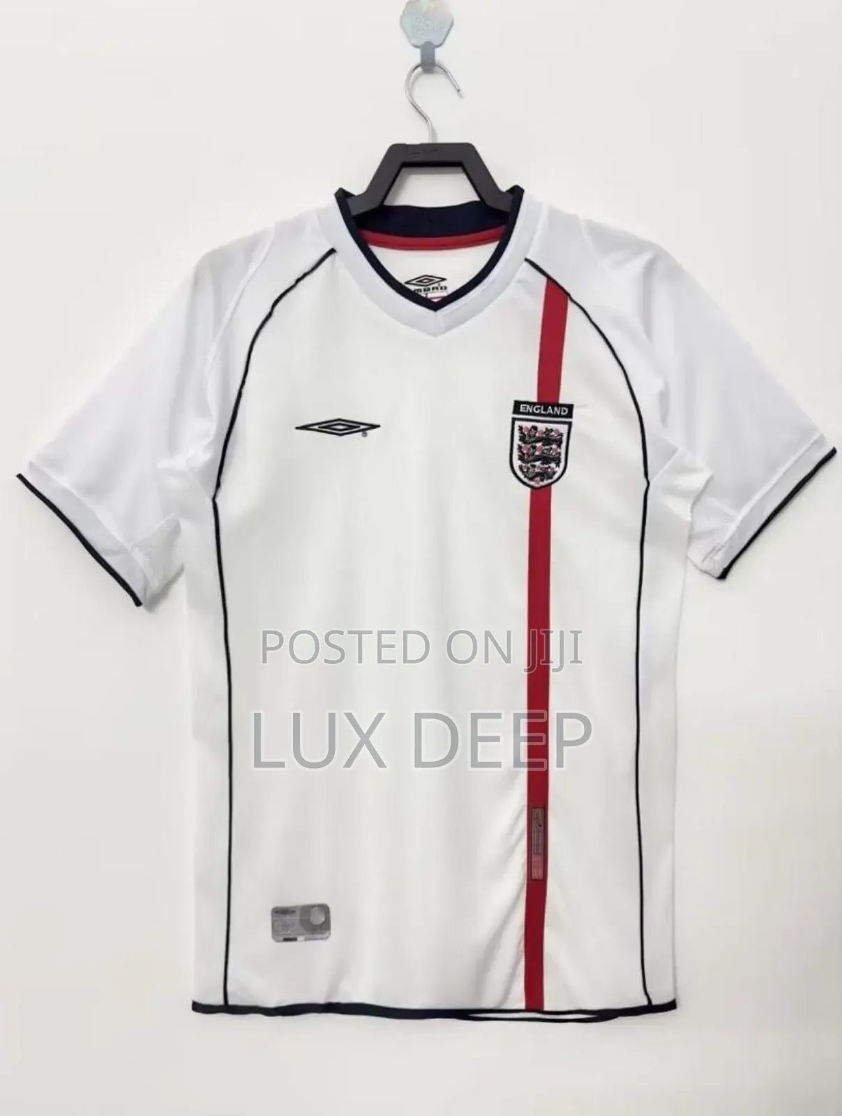 England 2002 World Cup Jersey in Central Division - Clothing, Lux Deep ...