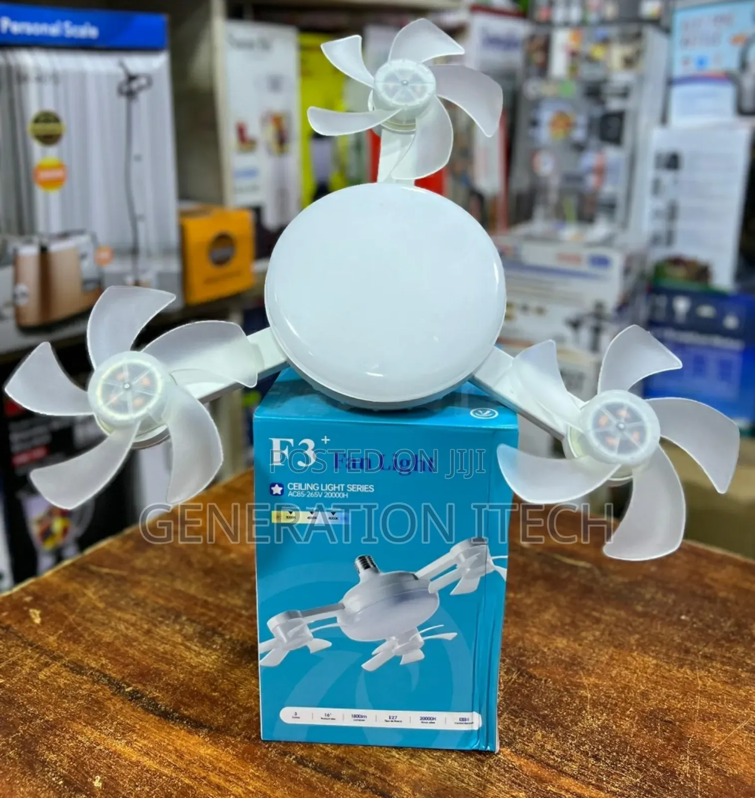 Fan Bulb With 3 Fans And Bright Light in Central Division - Lighting ...