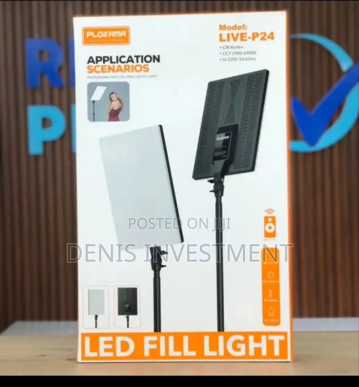 Plokama 19 Inch Live-P19 Led Fill Light Panel With Remote Control in ...