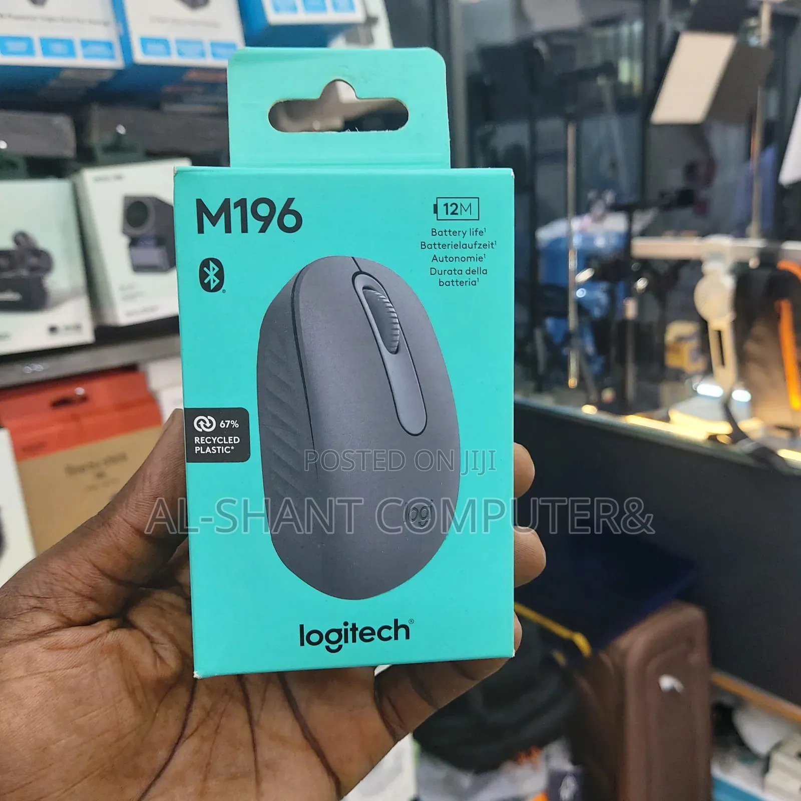 Logitech Mouse M196, Wireless Bluetooth Mouse Logitech M196 in Central ...