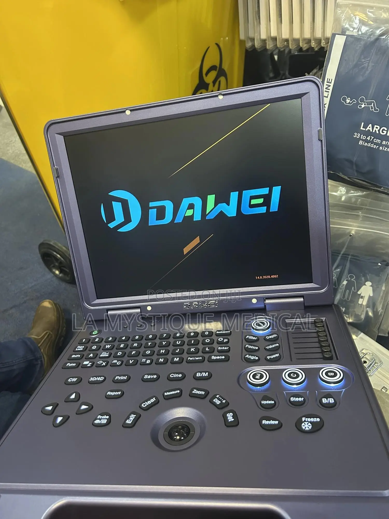 Portable High End Dawei Ultra Sound Scan Machine With a 3d Probe in ...