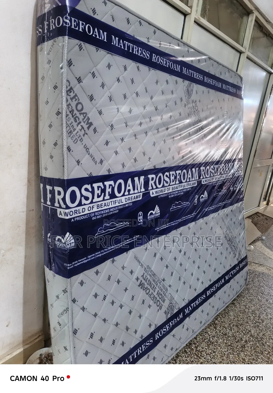 Mattress Premium High Density Smart 6x6 By6 Inches Rose Foam in Central ...