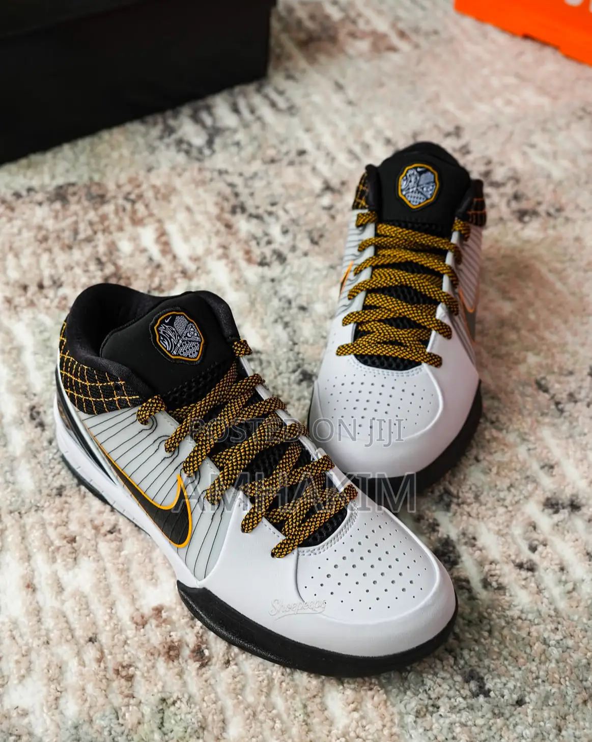 New Nike Kobe 4 Proto 'White Del Sol' Basket Ball Shoes in Stock in ...
