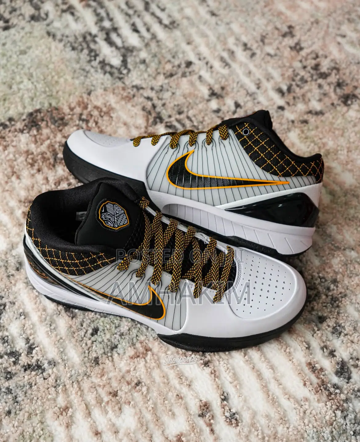 New Nike Kobe 4 Proto 'White Del Sol' Basket Ball Shoes in Stock in ...