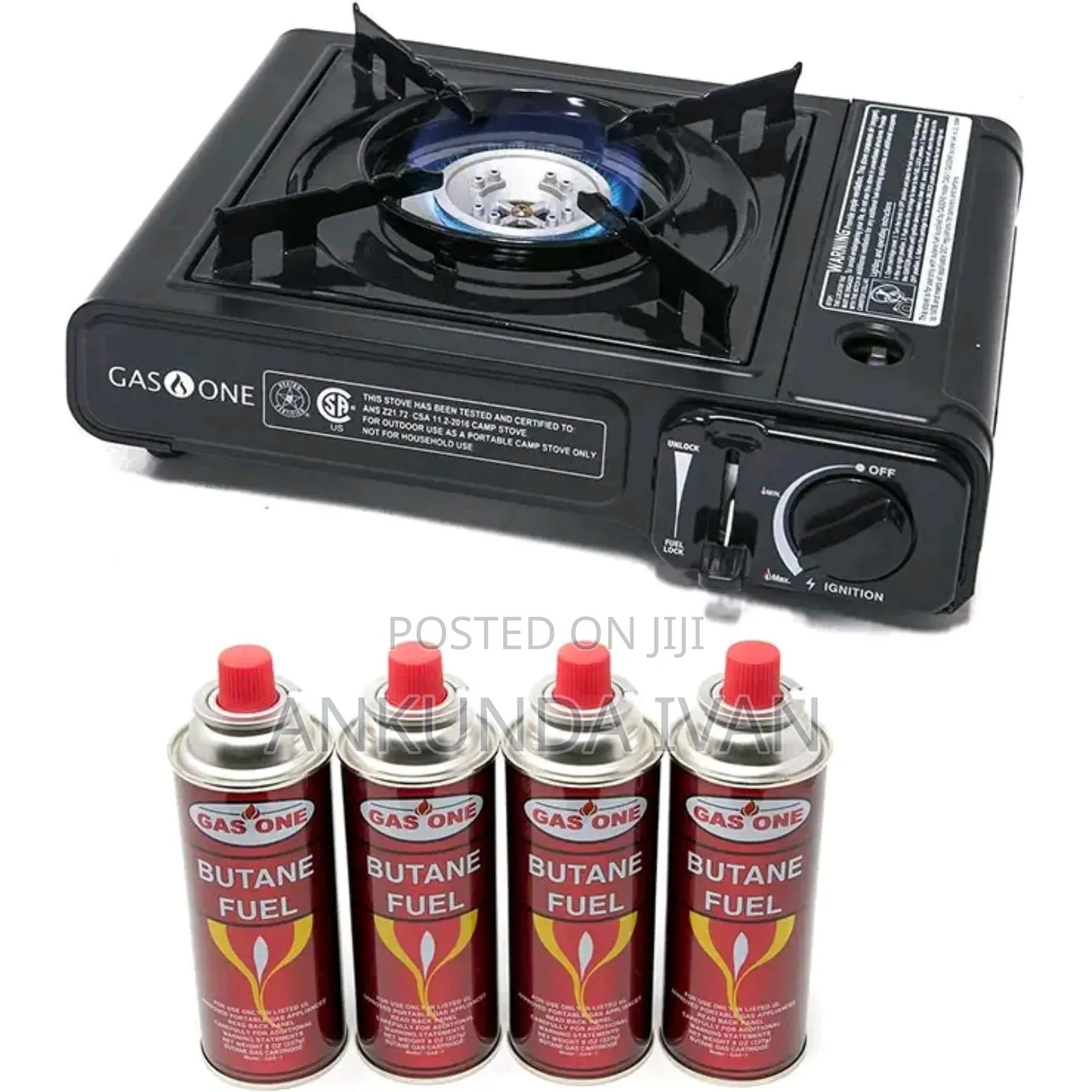 Butane Portable Gas Cooker With 4 Fuel Gas Canisters in Central ...