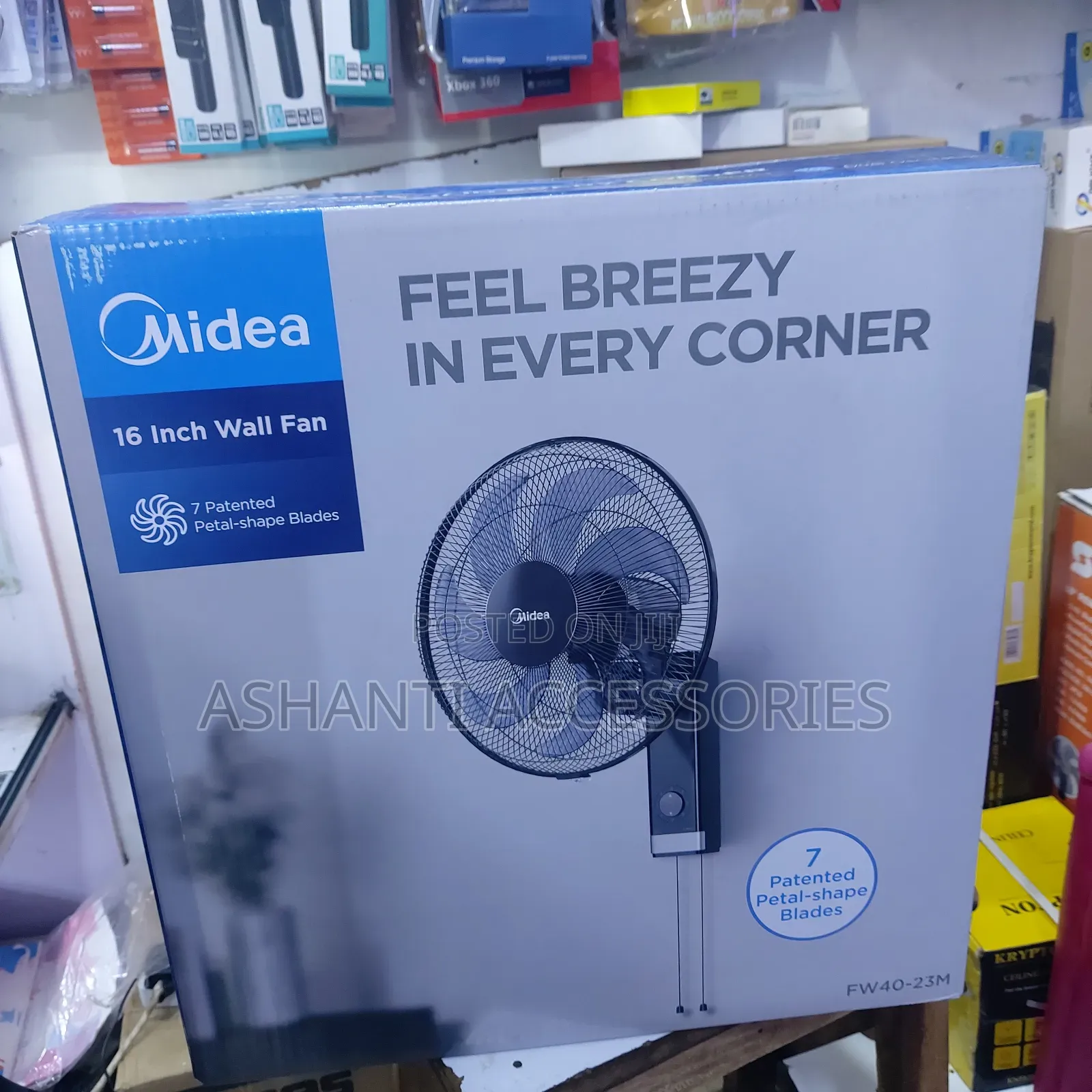 Wall Mounted Fan Midea, 7 Blades Midea Wall Fan in Central Division ...