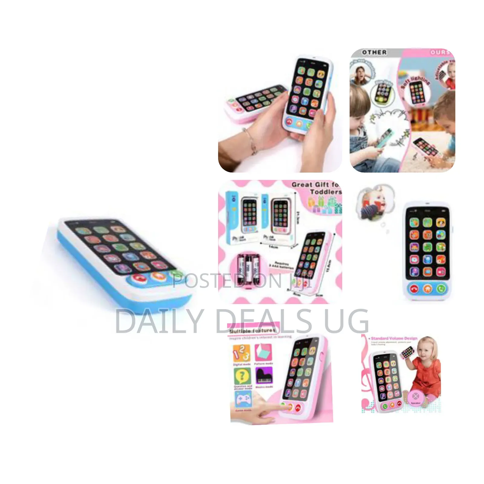 Baby Phone Toy, Baby Toy Phones That Can Touch and Slide, With Music in ...