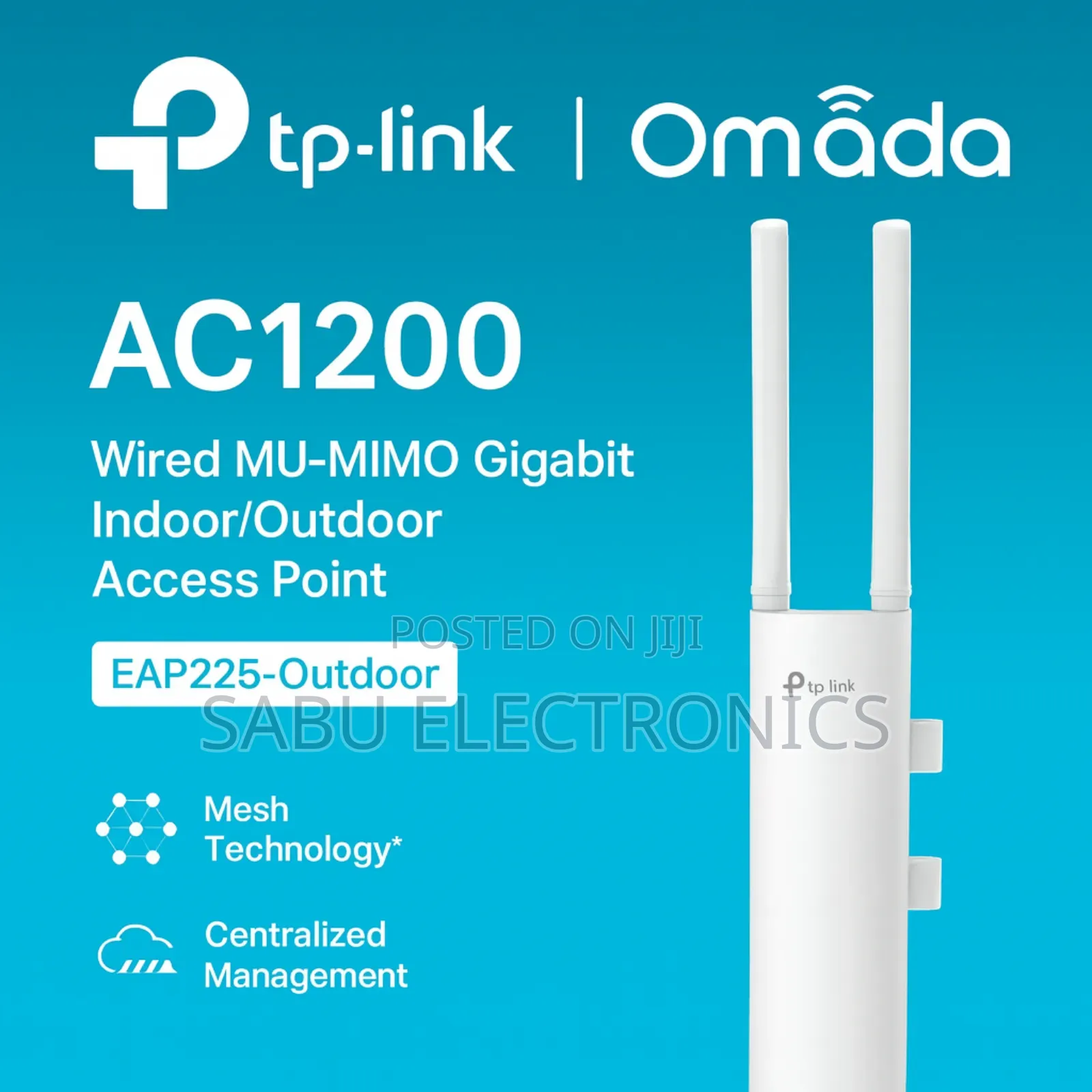 Tp-Link Omada Eap225 Outdoor –Long Range Wi-Fi Access Point Dual-Band ...