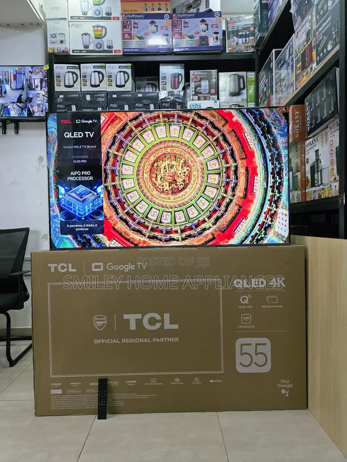 Premium Qled- TCL 55inches Google Tv With a Quantum Dot Display in ...