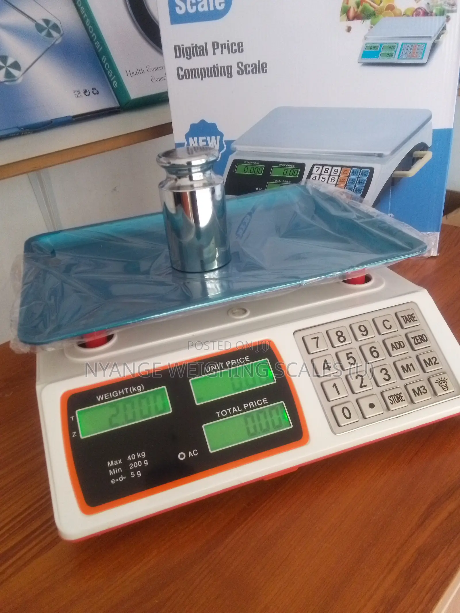 Poultry Farm Outlets Weighing Scale 40kg Weigh Digital Weighing Scale ...