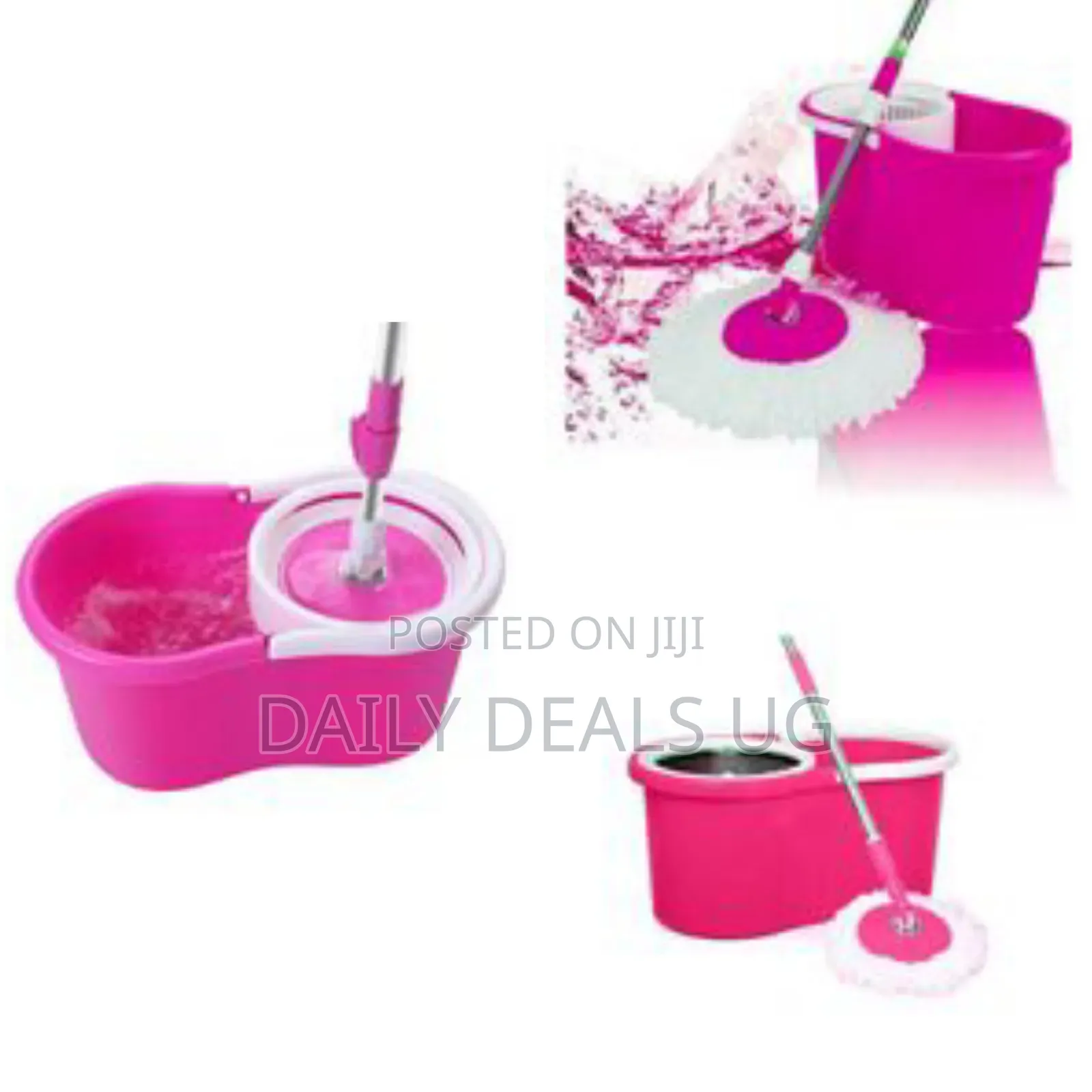 Other 360 Spin Magic Mop With Bucket - Pink in Central Division - Home ...