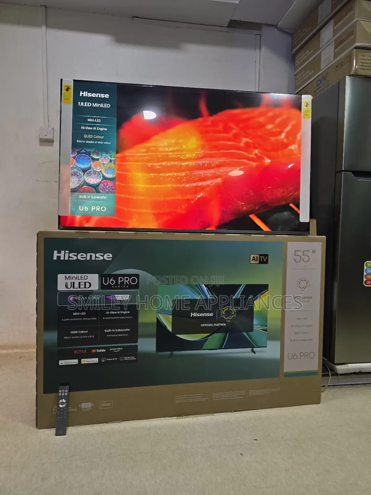 Hisense 55inches U6pro Series Miniled4k Uled Quantum Dot Display Ai-Tv ...