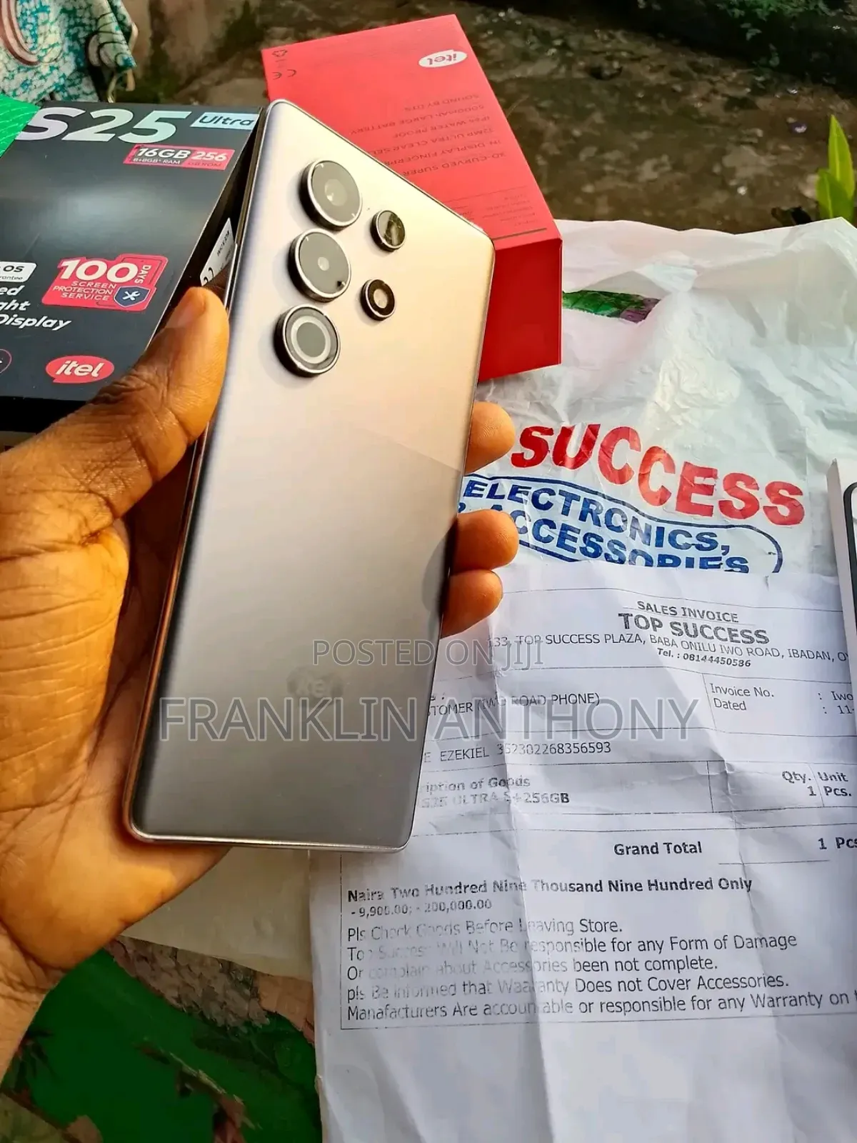 New Itel S25 Ultra 256 GB Black in Central Division - Mobile Phones ...
