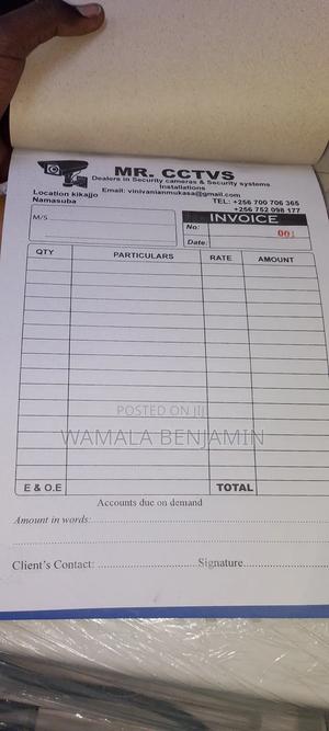 Invoice Book Printing and Designing in Central Division - Printing ...