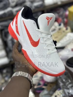 New Classic White/Red Nike Kobe 6 Protro Basketball Shoes in Central ...