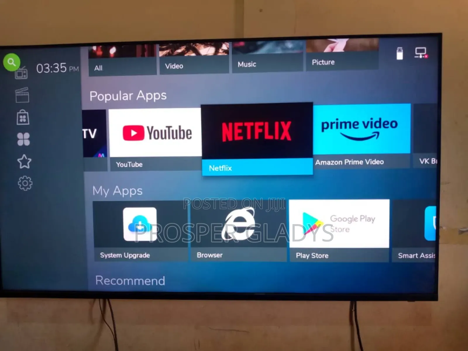 55 Inches Led Pixel Smart Digital Android Flat Screen Flameless. in ...