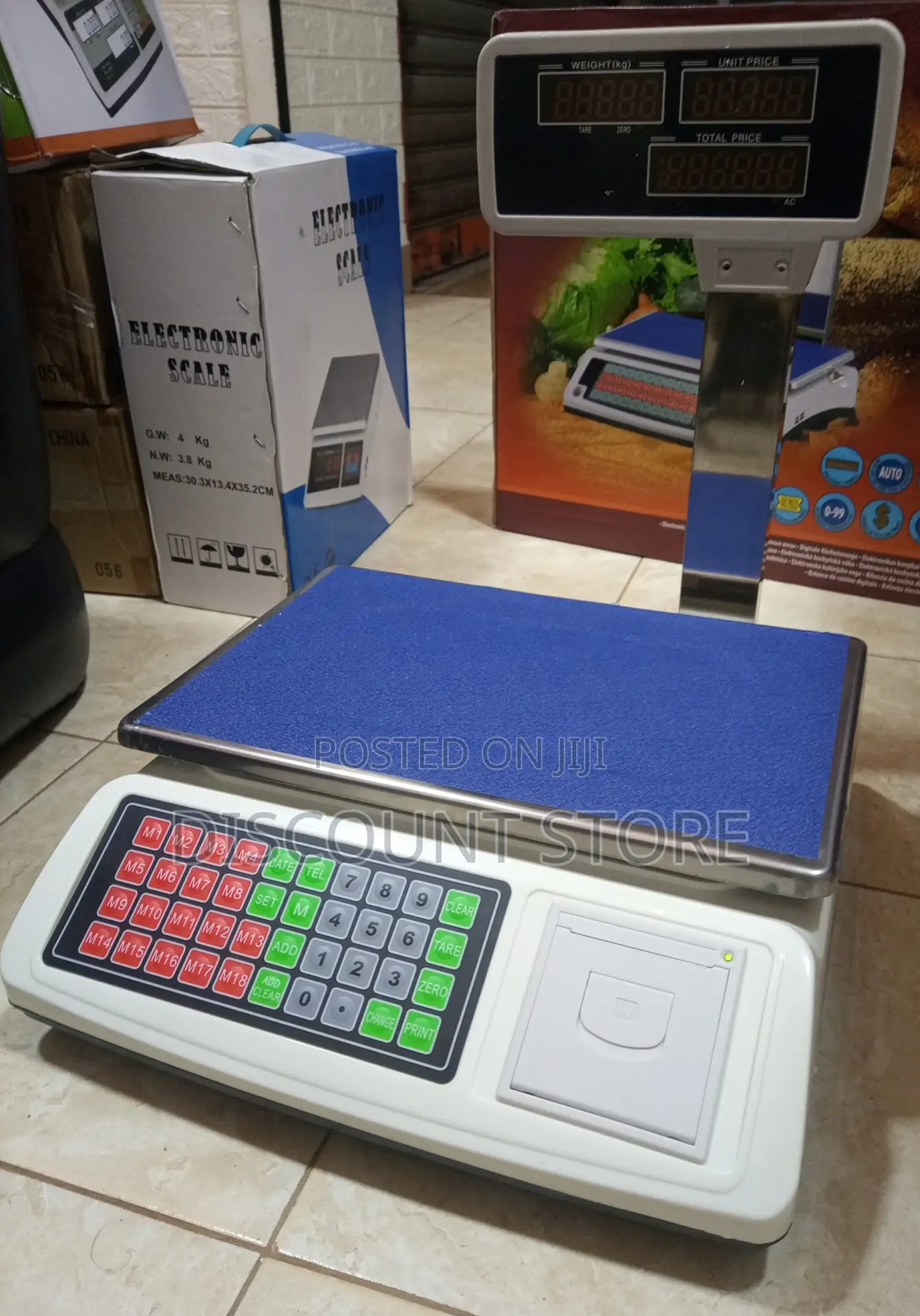 Led Double Display Weighing Scale 50kg Weigh Digital Weighing Scale in ...