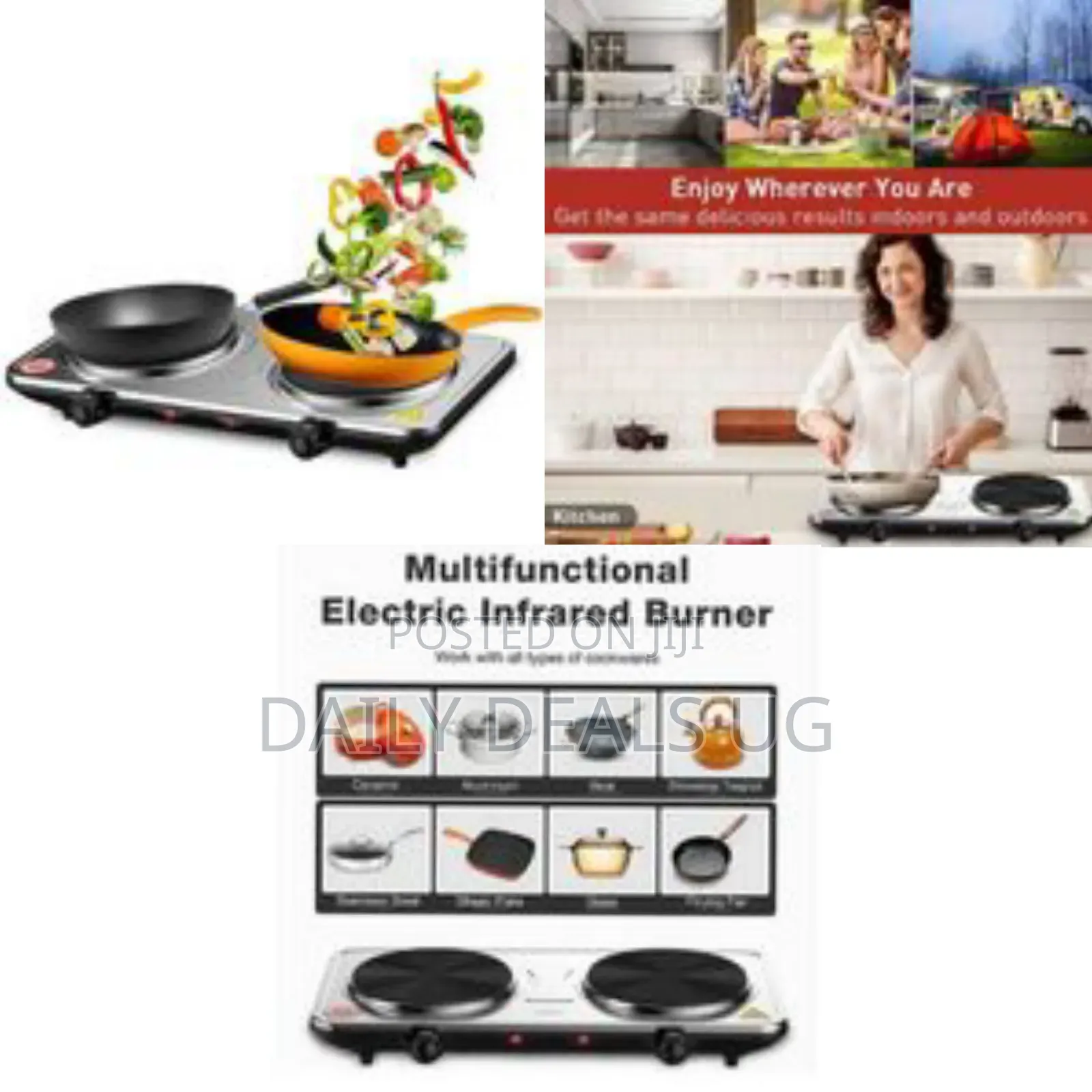 Sokany Portable Single Cooktop Induction Cooker Stove 2 Burner in ...