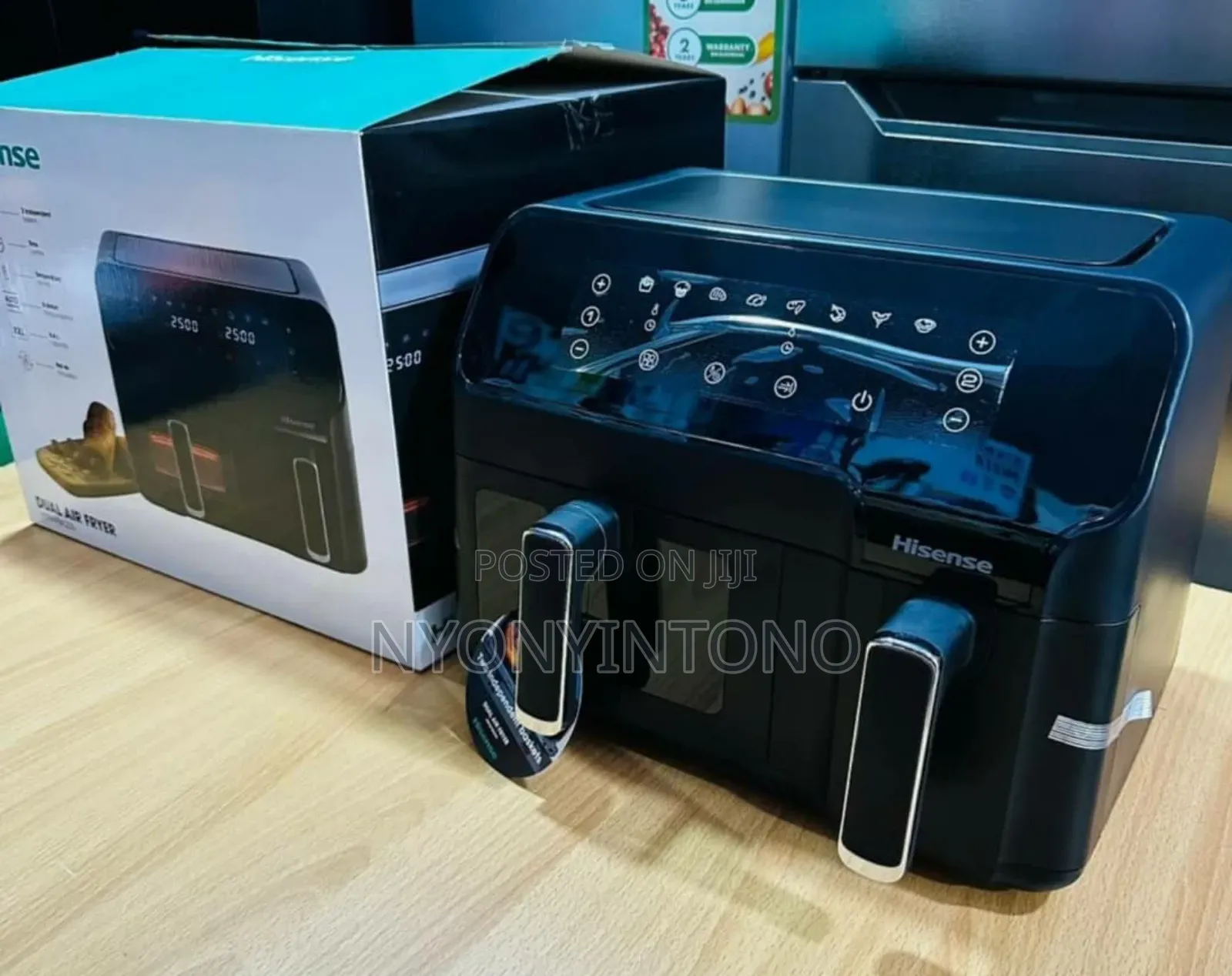 Hisense 8.4litres Classy Double Digital Air Fryer in Central Division - Kitchen Appliances ...