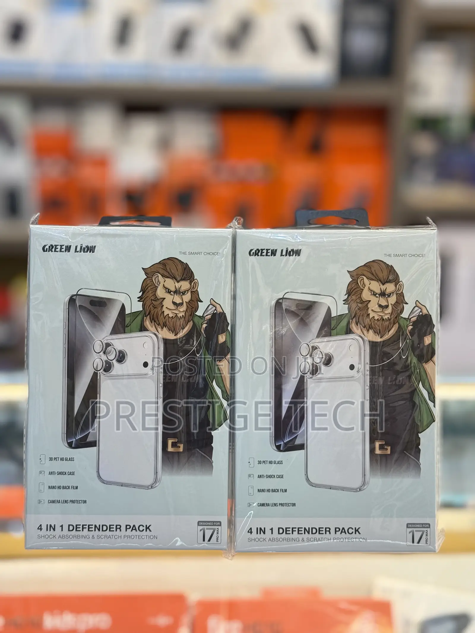 Green Lion 4in1 Defender Pack For iPhone 17 Pro Max in Central Division ...