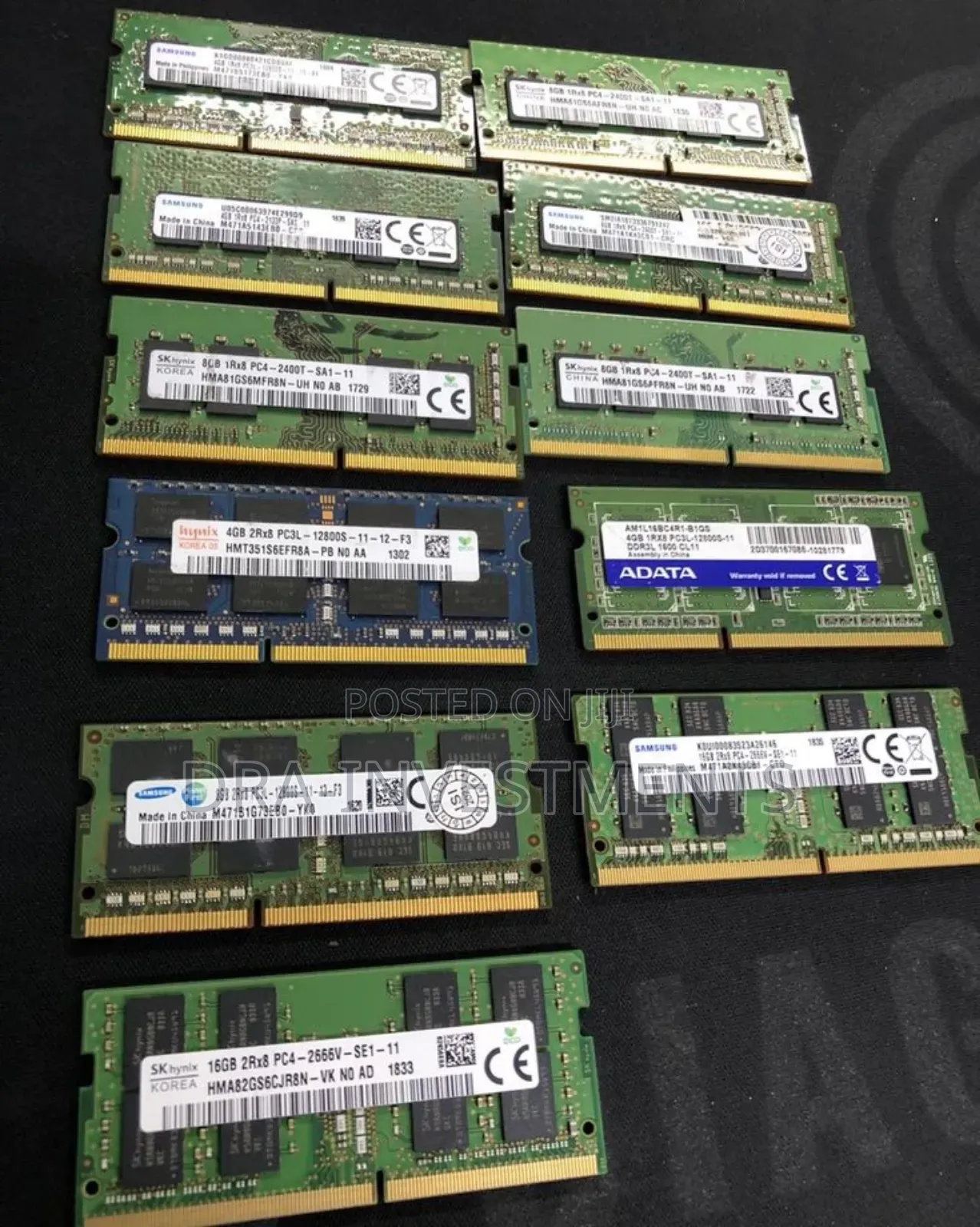 Original Laptop Ram Ddr2, Ddr3, Ddr3l, Ddr4/Pc4 Ddr5 All Sizes in ...