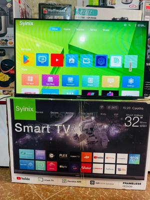 32 Inches Led Synix Smart Android Digital Flat Screen Flameless in ...