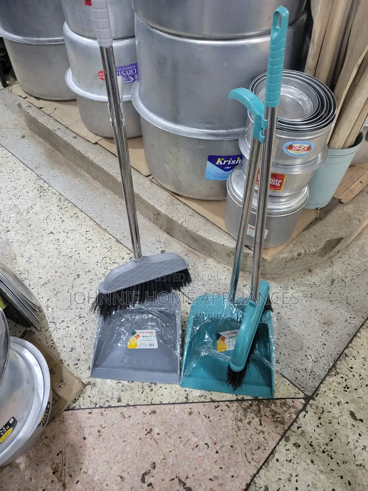 2in Hard Plastic Dust Pan Set in Central Division - Home Accessories ...