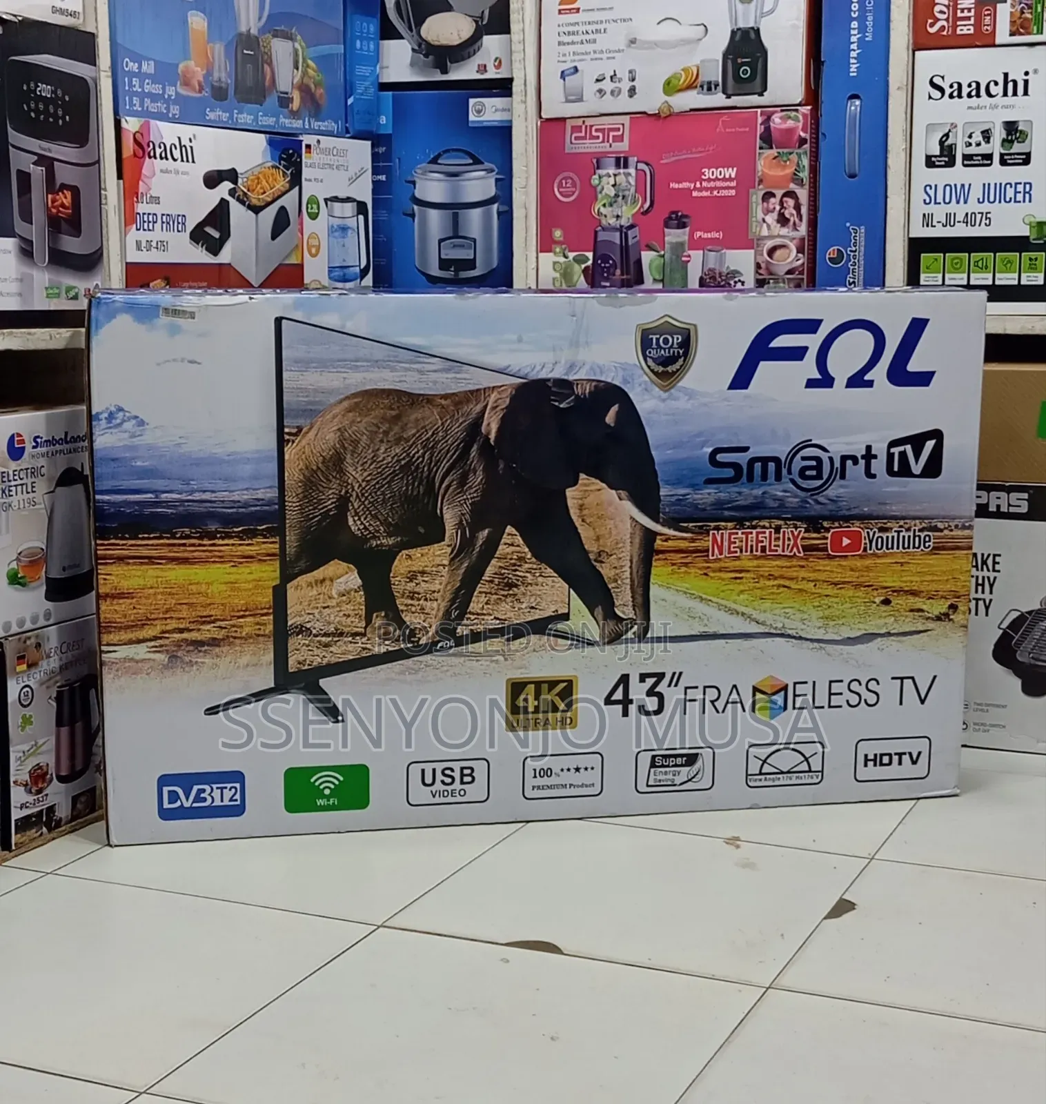 Fol 43 Inch Ultra Hd Smart Tv | Frameless Design | DVB-T2 | Usb in Central Division - TV & DVD ...