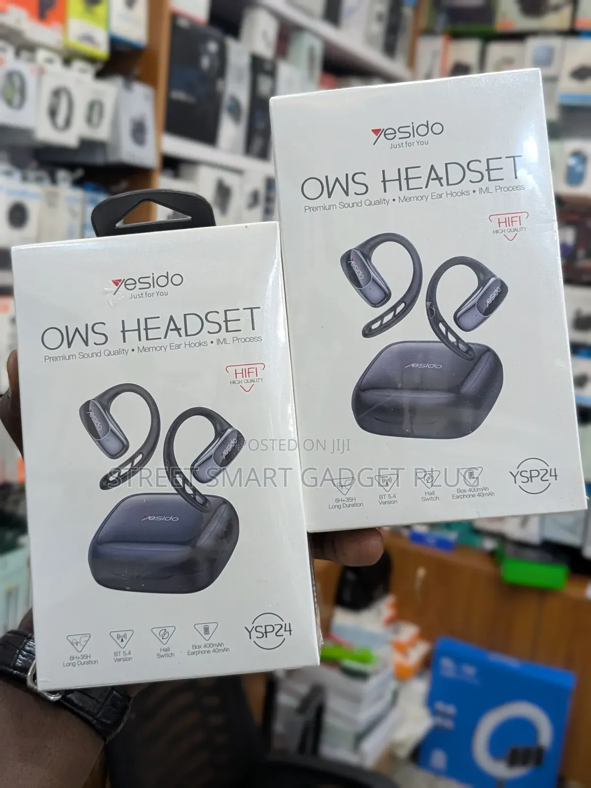 Yesido Ows Open-Ear Earbuds (Ysp24) for sale - Street Smart Gadget plug ...