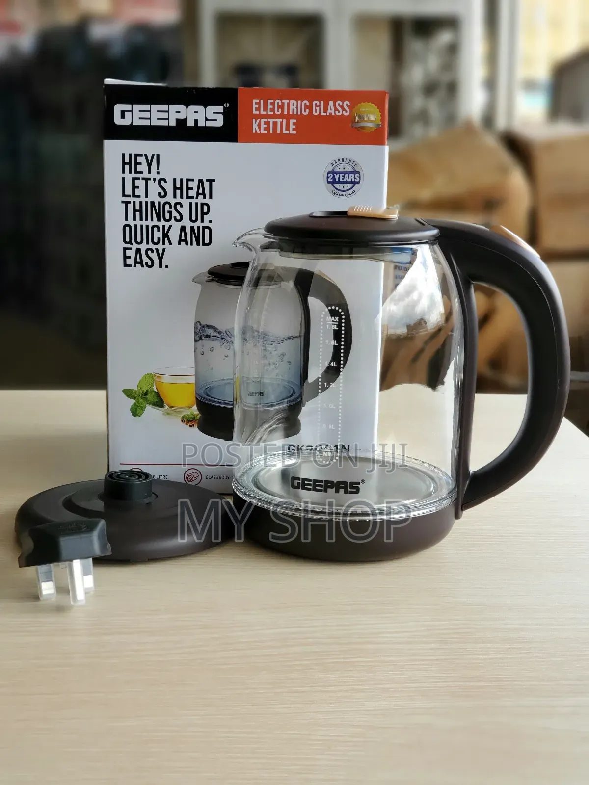Glass Kettle (Geepas ) in Central Division - Kitchen Appliances, My Shop | Jiji.ug