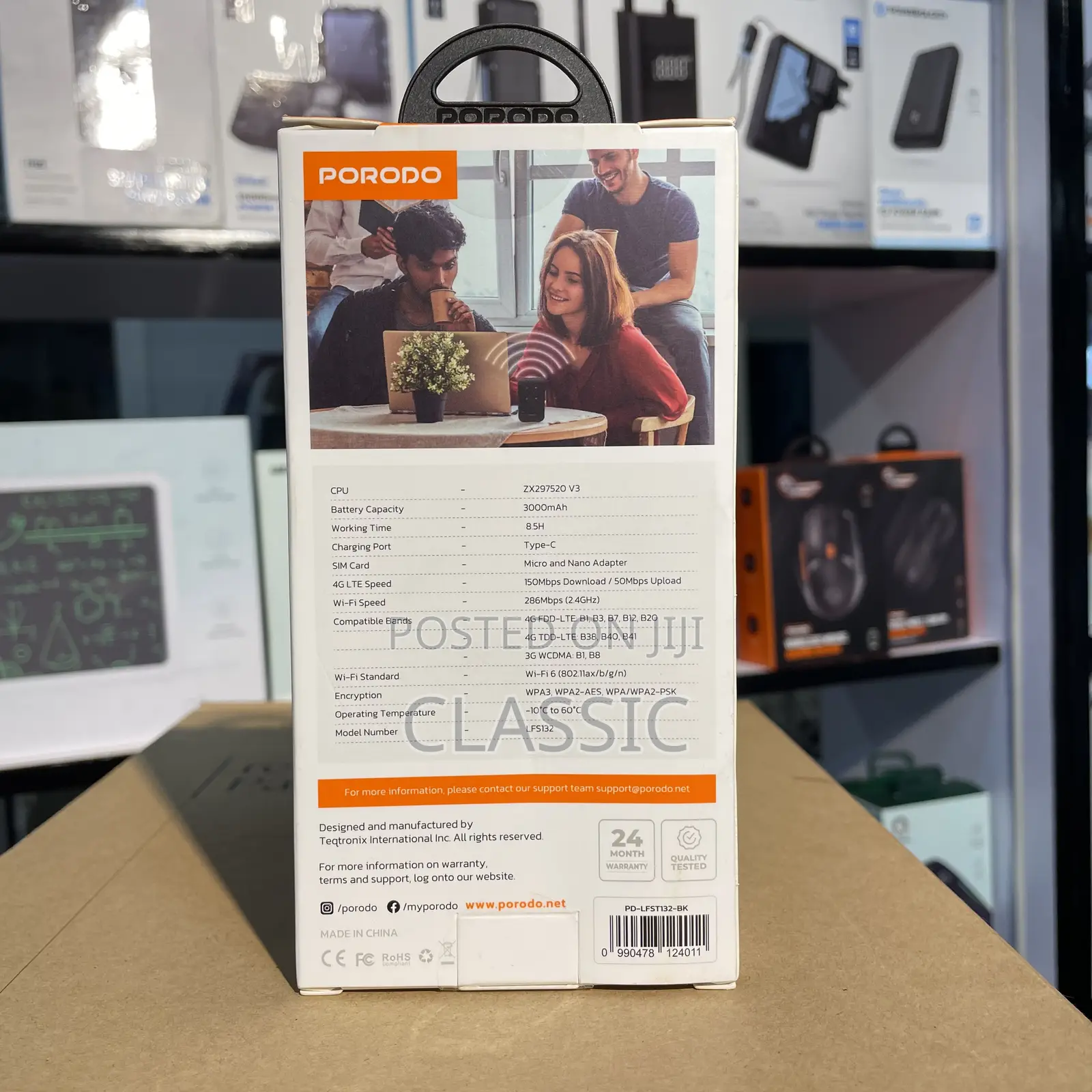 Porodo Pocket Router 4g Lte | Wifi 6 in Central Division - Networking ...