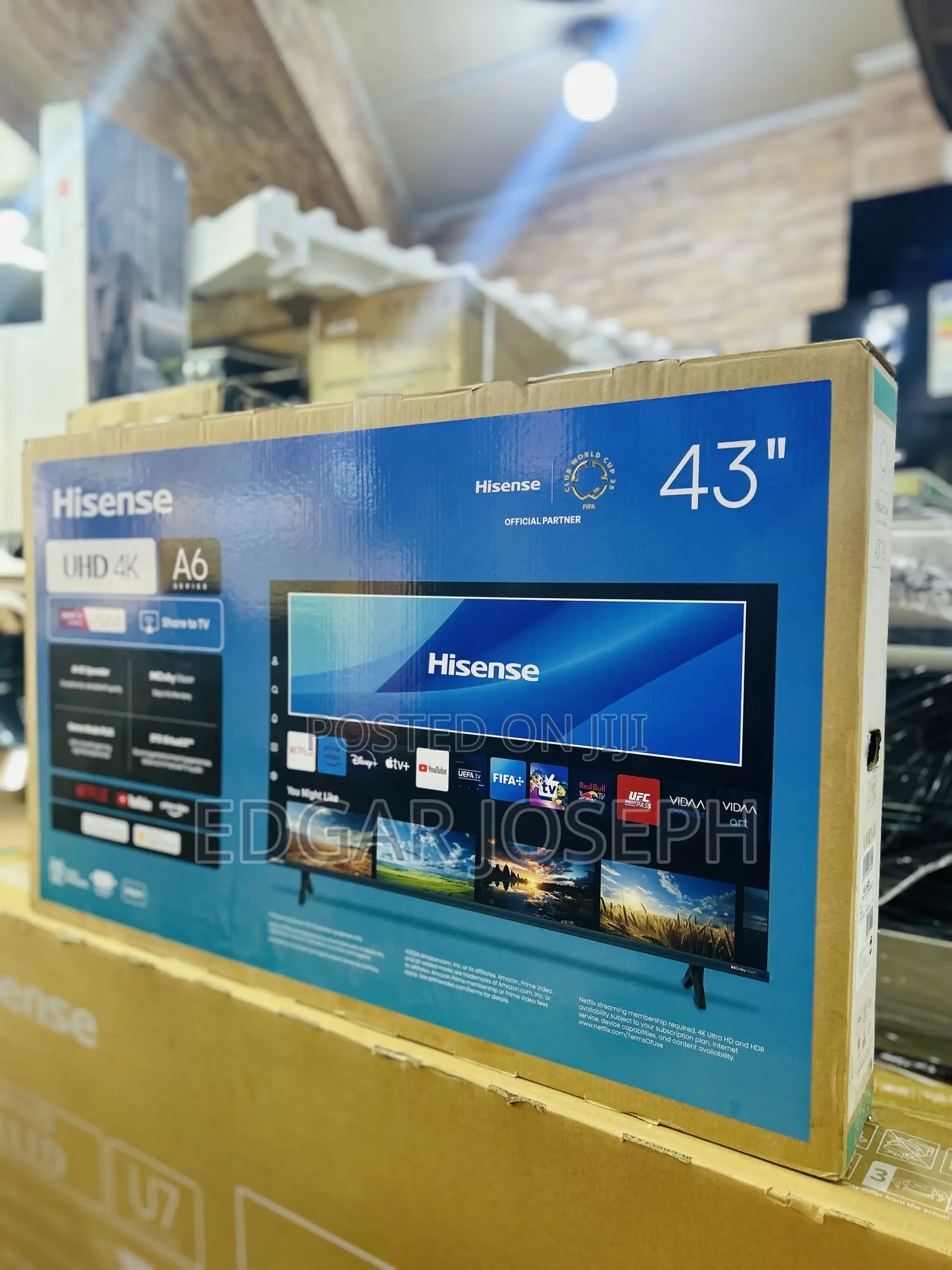 Hisense 43 Uhd A6 in Central Division - TV & DVD Equipment, Edgar Joseph | Jiji.ug