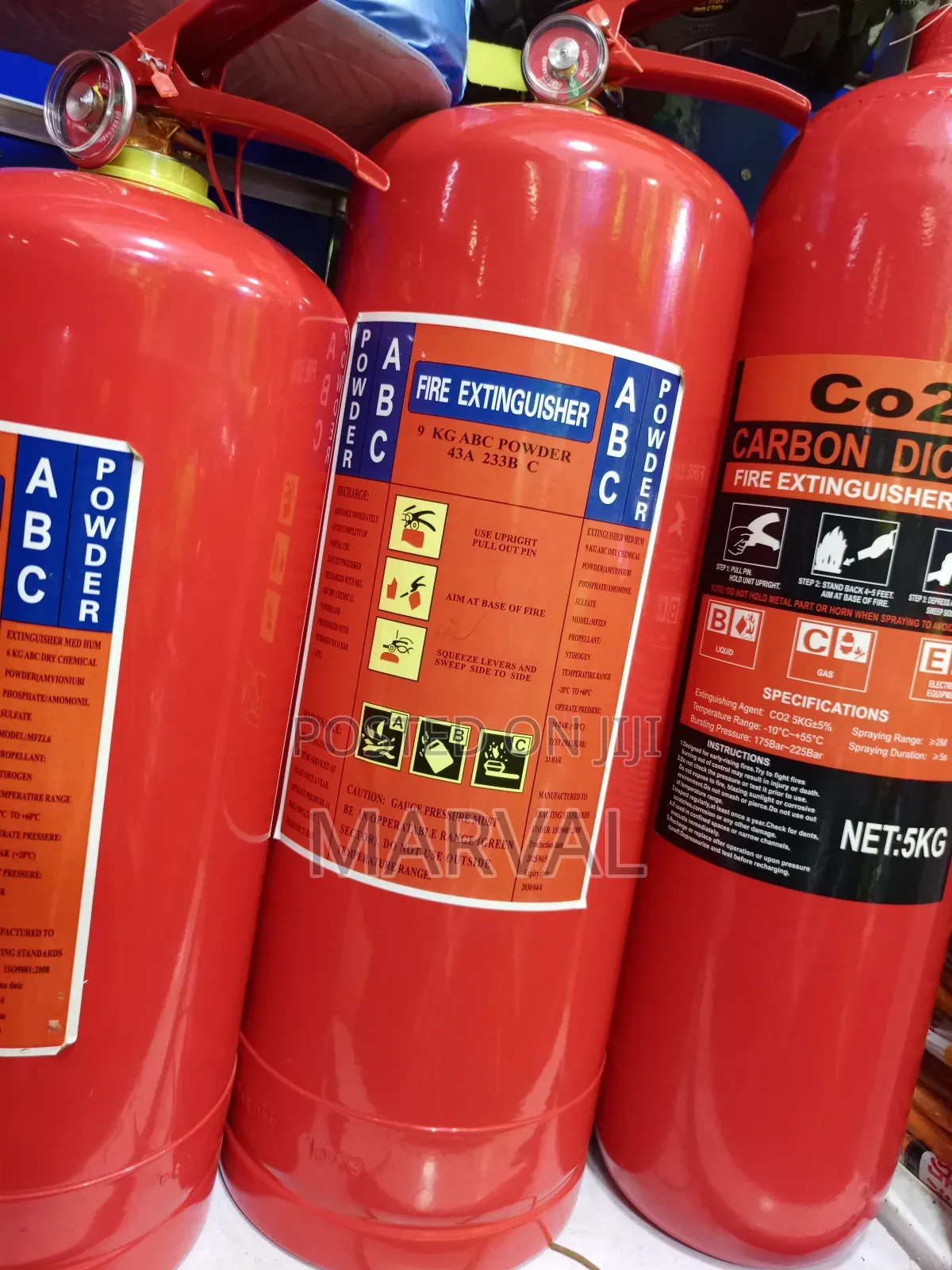 5kg Co2 (Carbon Dioxide) Fire Extinguisher. in Central Division - Safety Equipment & Protective ...